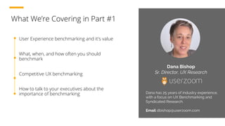 BENCHMARKING MINI-SERIES PART #1: Proving Value & Quantifying the ...