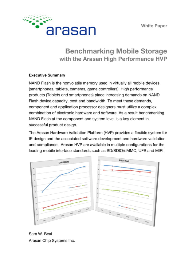 Benchmarking Mobile Storage | PDF