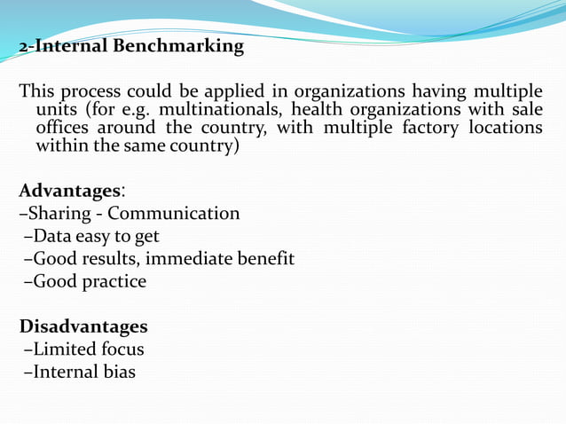 Benchmarking in healthcare | PPTX | Business Administration | Business