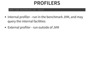 Benchmarking on JVM | PDF