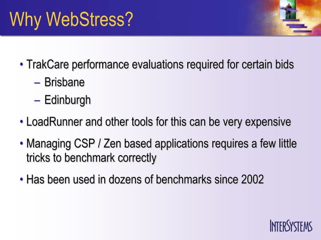 Benchmarking Performance And Scalability With Web Stress Ppt