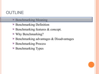 Bench marking | PPT