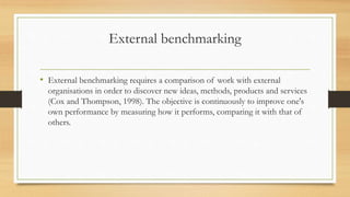 Benchmarking ppt | PPTX