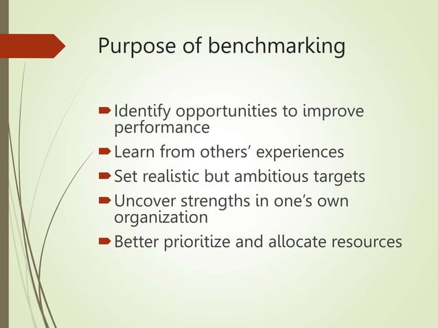 Benchmarking process.ppt