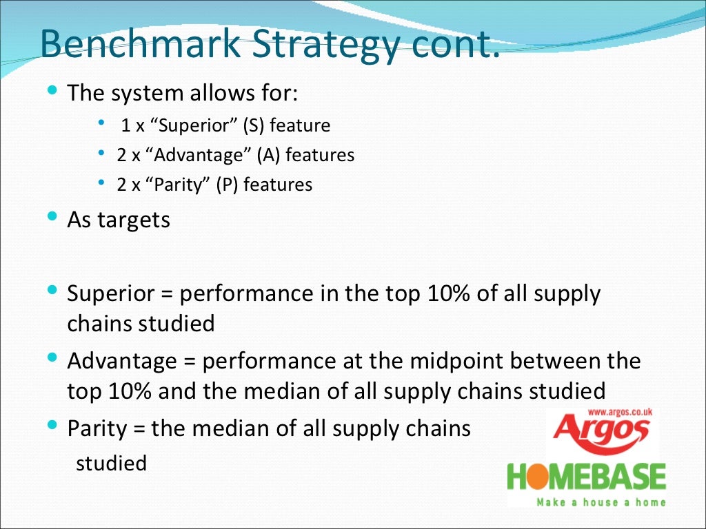 Benchmarking Proposal
