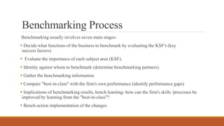 Benchmarking | PPTX