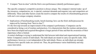 Benchmarking | PPTX