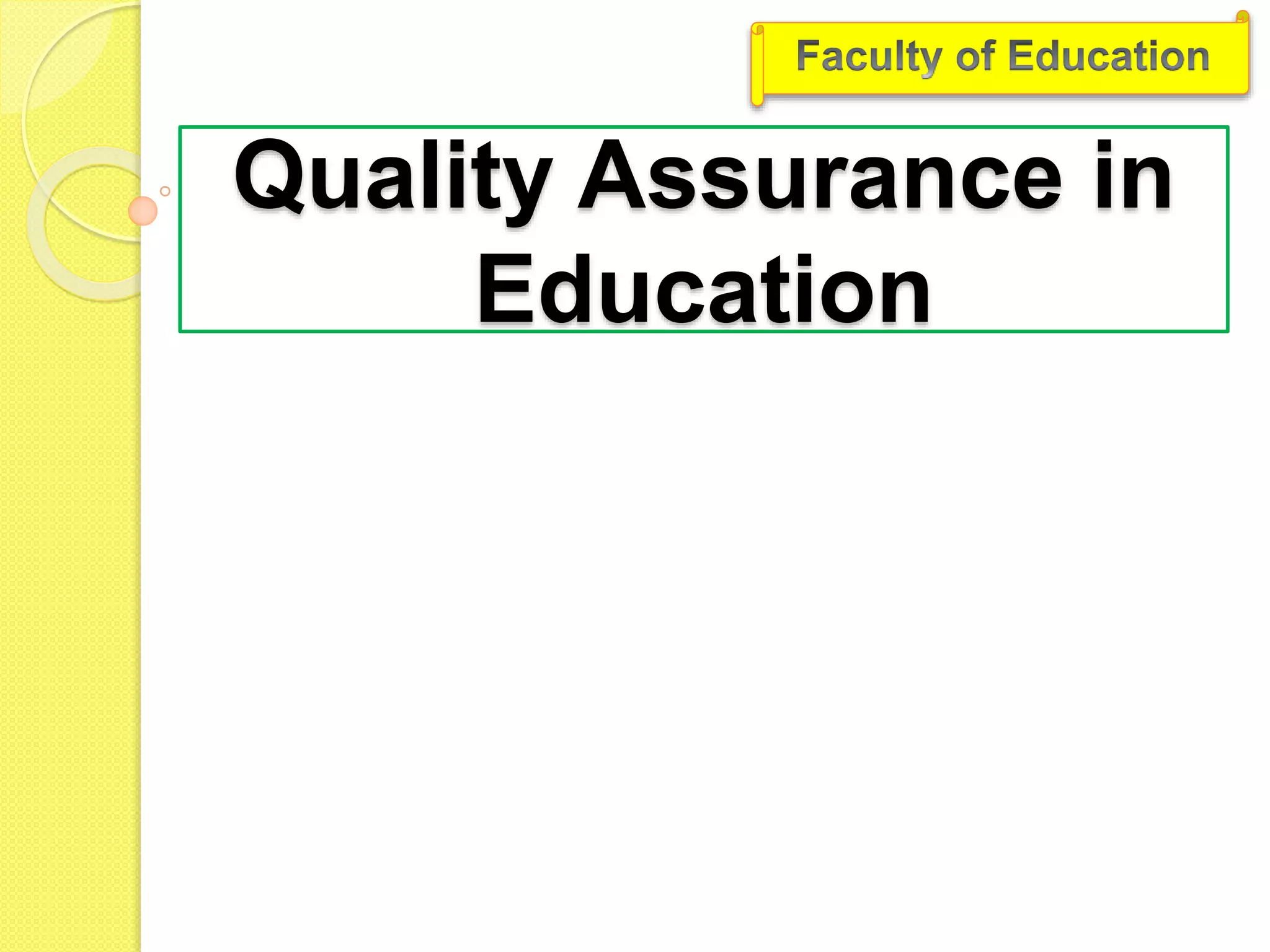 Bench marking (quality assurance in education) | PPTX