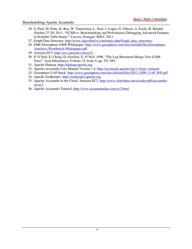 Benchmarking The Apache Accumulo Distributed Key–Value Store | PDF | Cloud Computing | Internet