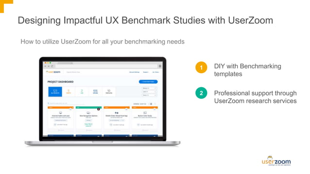 Designing Impactful UX Benchmark Studies with UserZoom | PPT