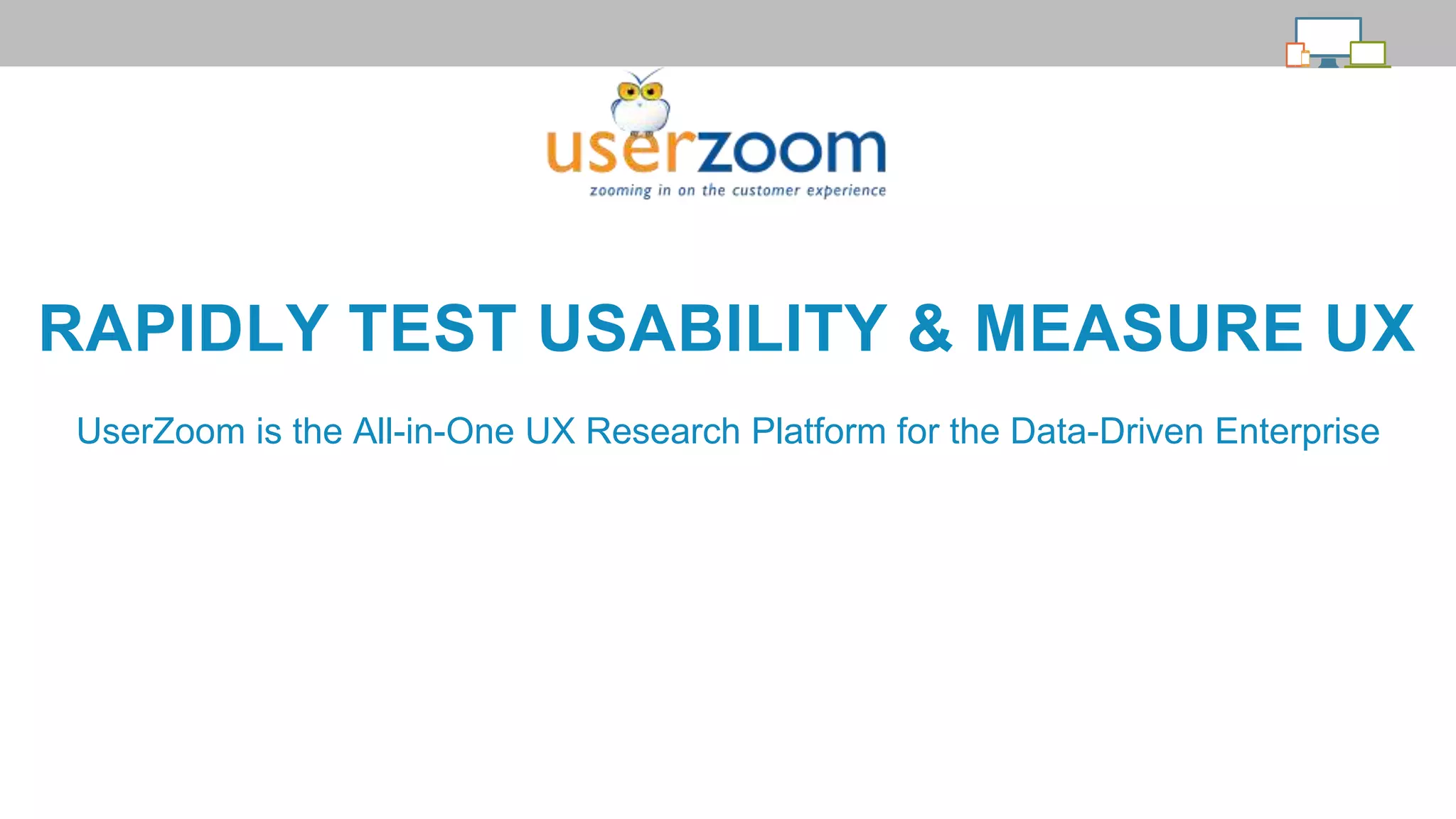 Best Practices for Benchmarking the Website User Experience featuring ...