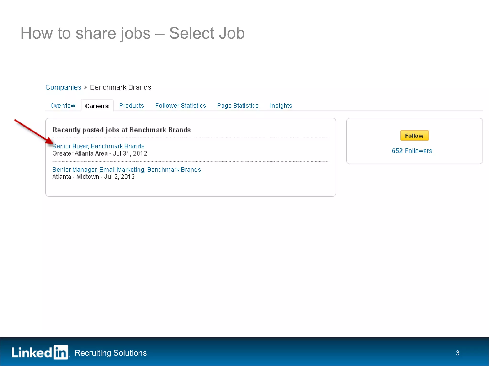 Benchmark job sharing | PPTX
