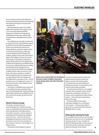 Benchmark Magazine article | PDF