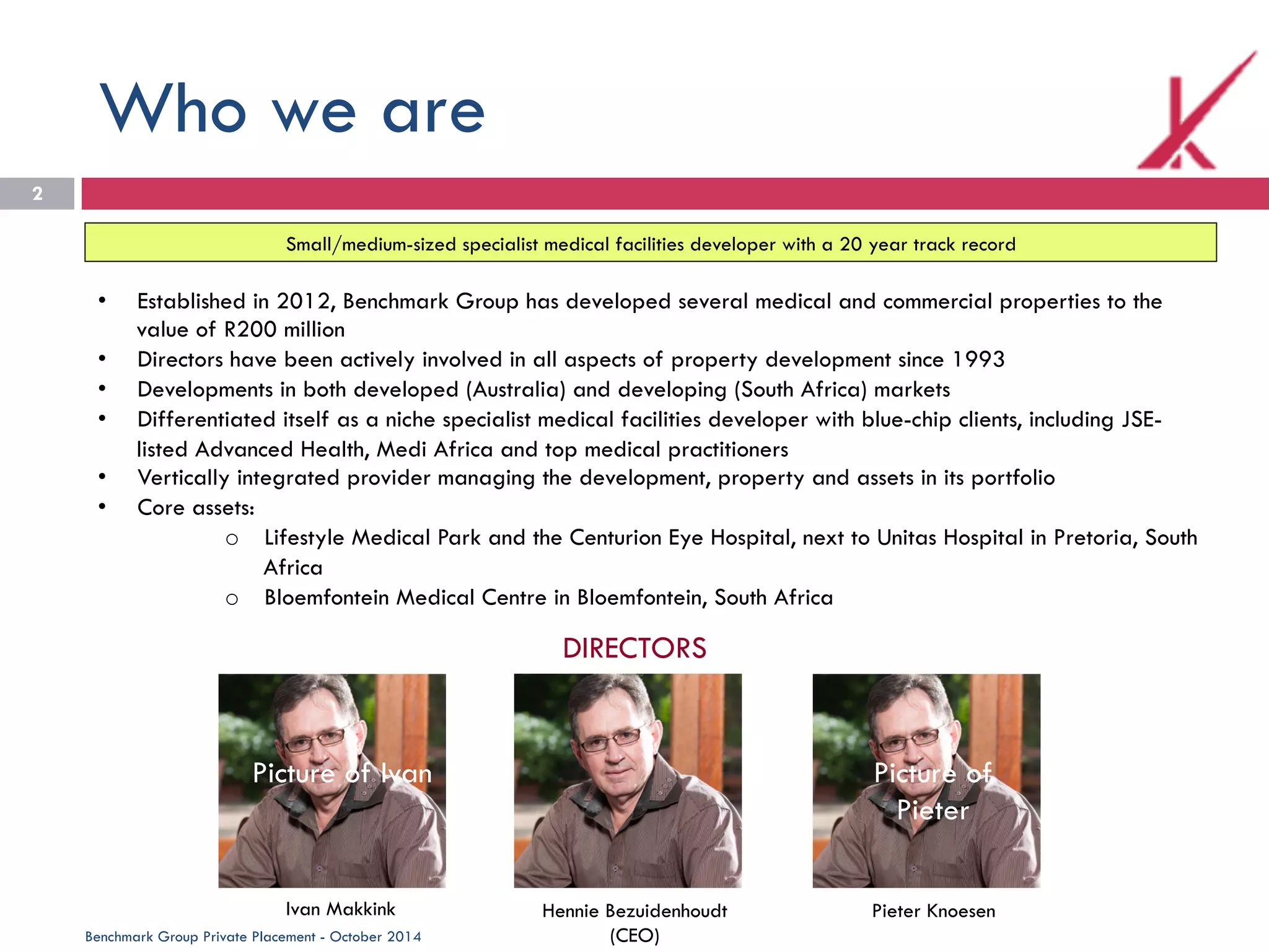 The Developer - Benchmark | PPT