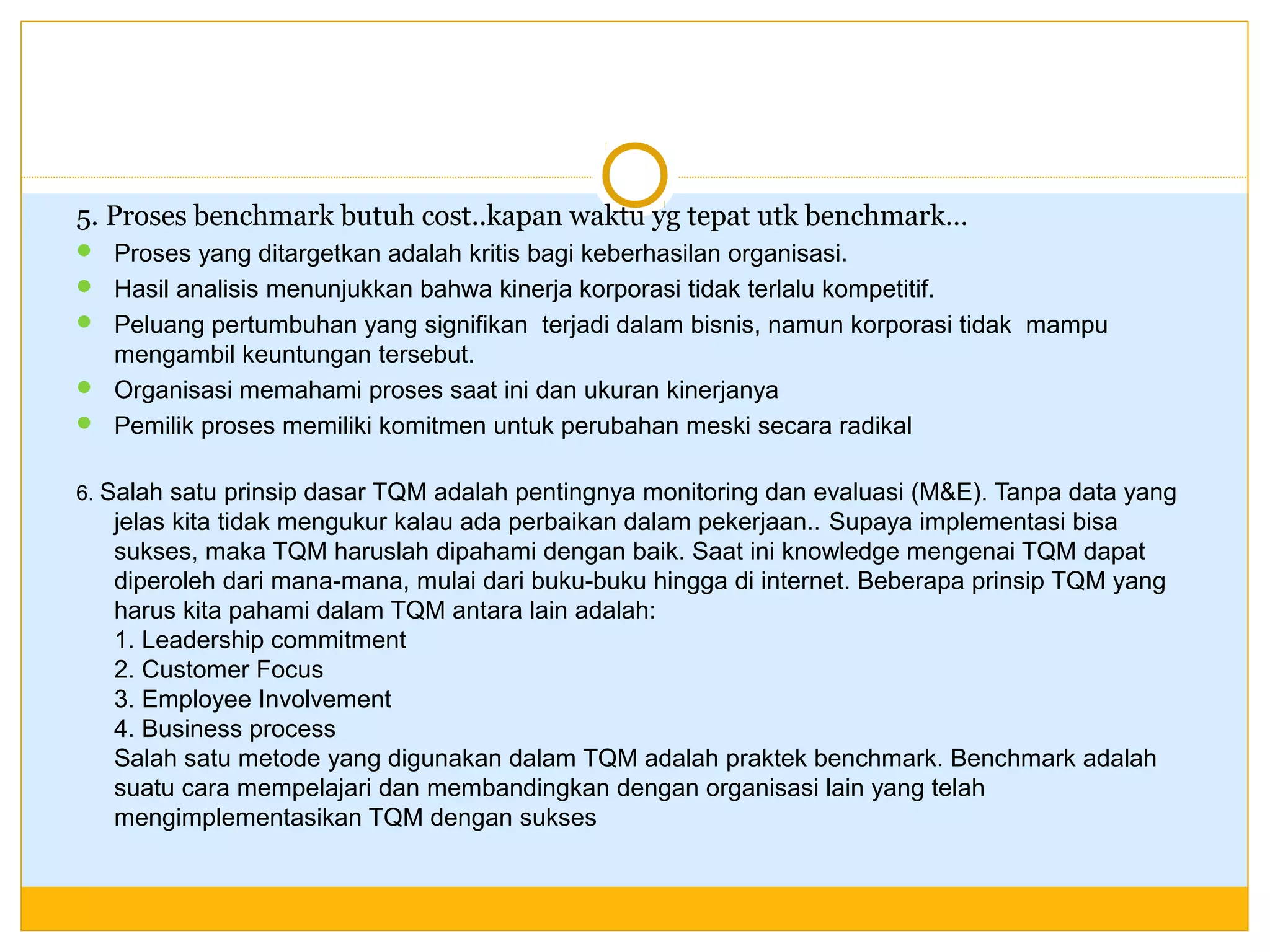 Benchmark revisi | PPT