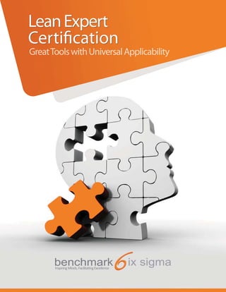 Benchmark Six Sigma Lean Expert Certification Brochure | PDF