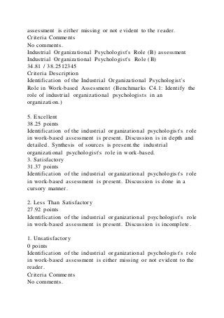 BENCHMARK WORK-BASED ASSESSMENT 2Benchmark | PDF