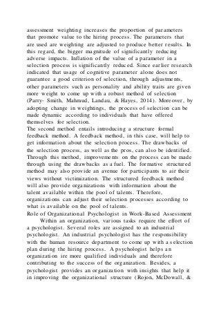 BENCHMARK WORK-BASED ASSESSMENT 2Benchmark | PDF