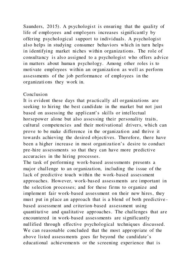 BENCHMARK WORK-BASED ASSESSMENT 2Benchmark | PDF