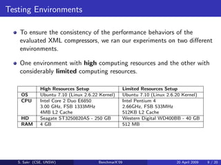 XML Compression Benchmark | PPT