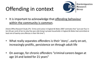 BeNCH Offenders Study | PPT