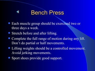 Bench press power point | PPT
