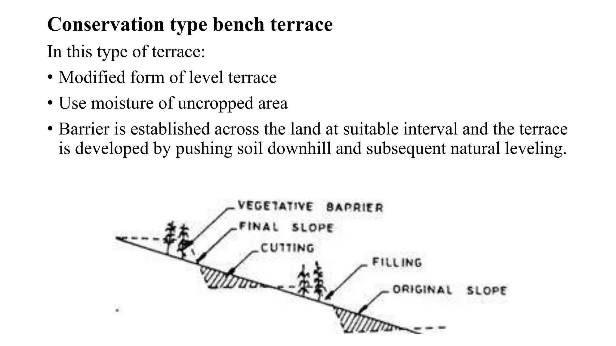 Bench terracing | PPTX
