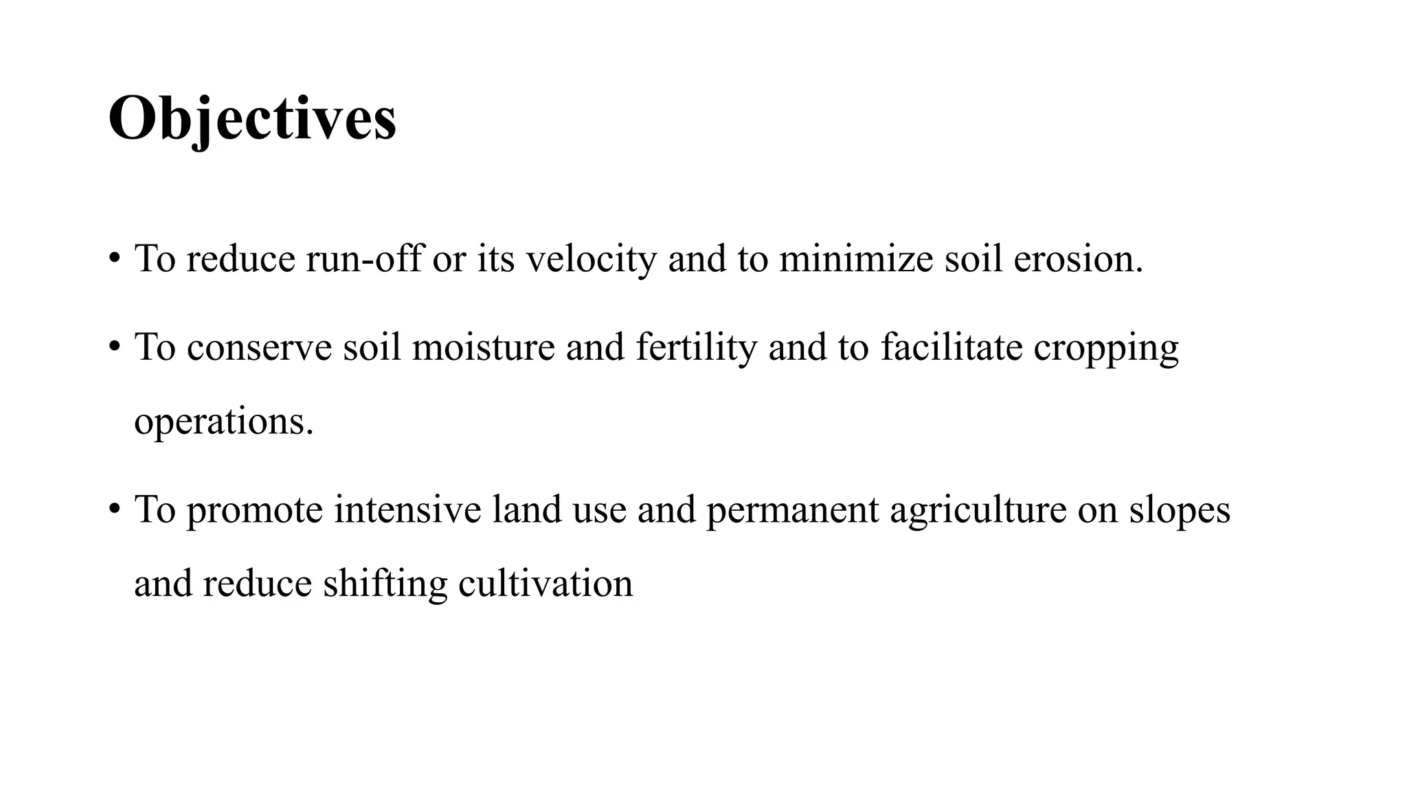 Bench terracing | PPTX