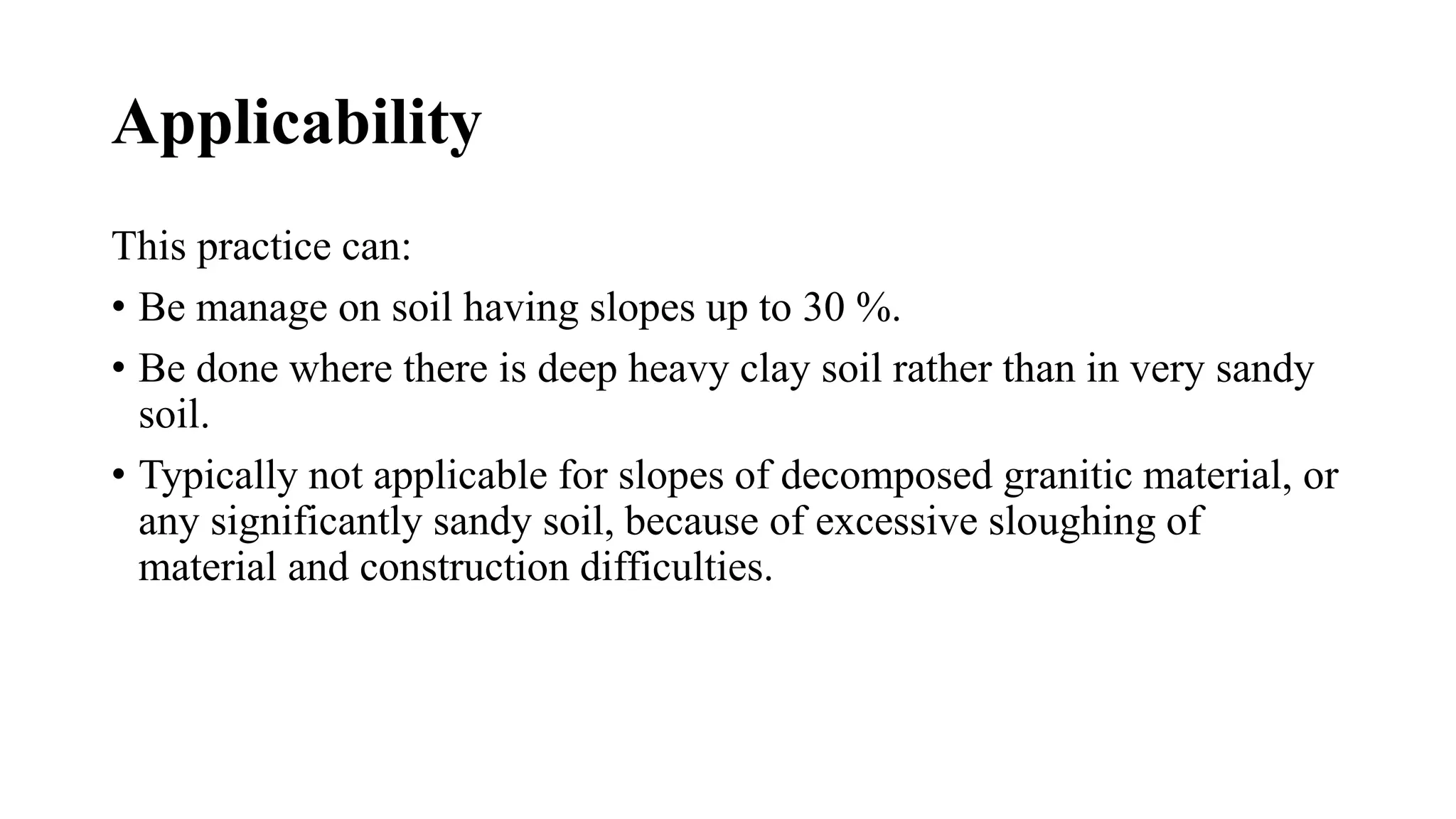 Bench terracing | PPTX