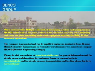 Benco group presentation 03 | PPT
