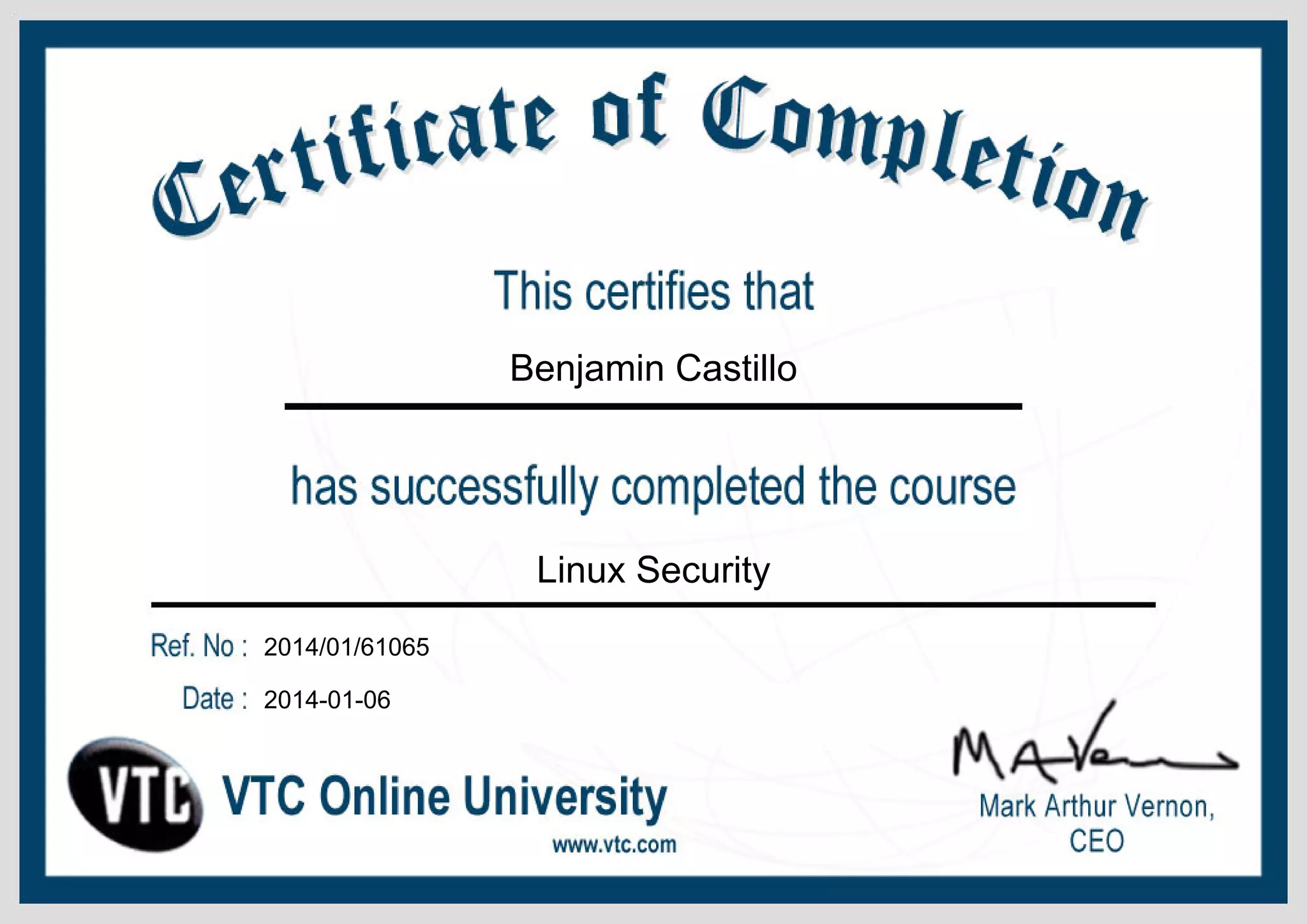 Ben c vtc_linux_security | PDF | Information and Network Security | Computing