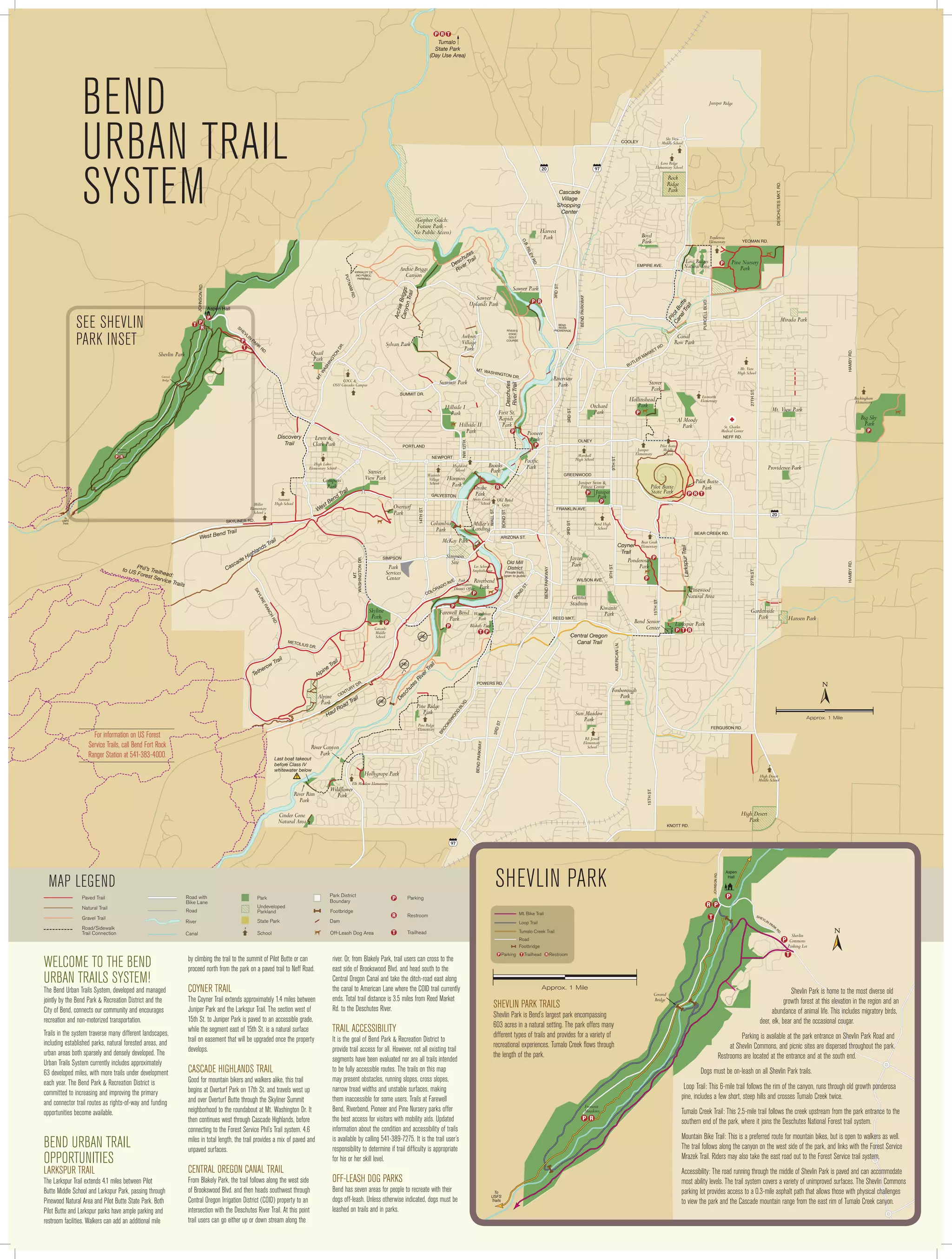 Bend oregon trail map | PDF