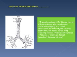 Benda asing trakeobronkial | PPT
