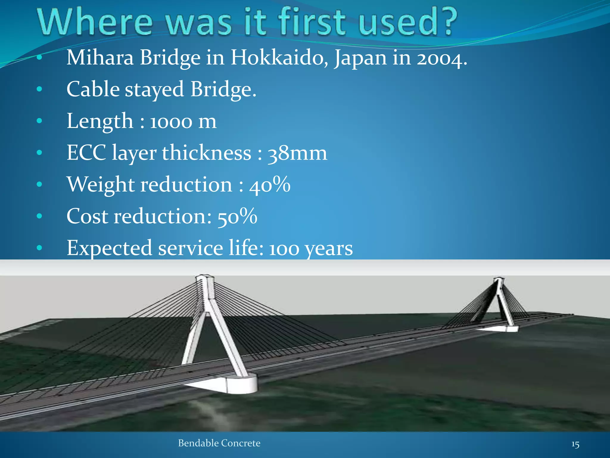 Bendable concrete | PPTX