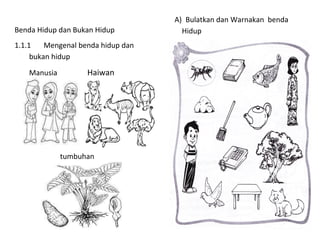 Benda hidup dan bukan hidup | DOC