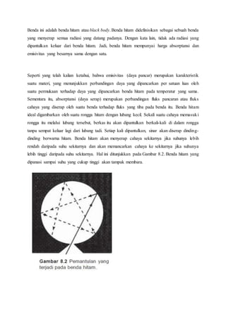 radiasi Benda hitam fisika sma | DOCX