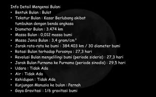 Macam-Macam Benda langit | PPTX