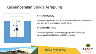 ppt materi benda terapung hukum archimedes | PPTX