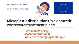 Microplastic distributions in a domestic wastewater treatment plant ...