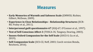 Childhood, toxic shame, toxic guilt and self-compassion | PDF