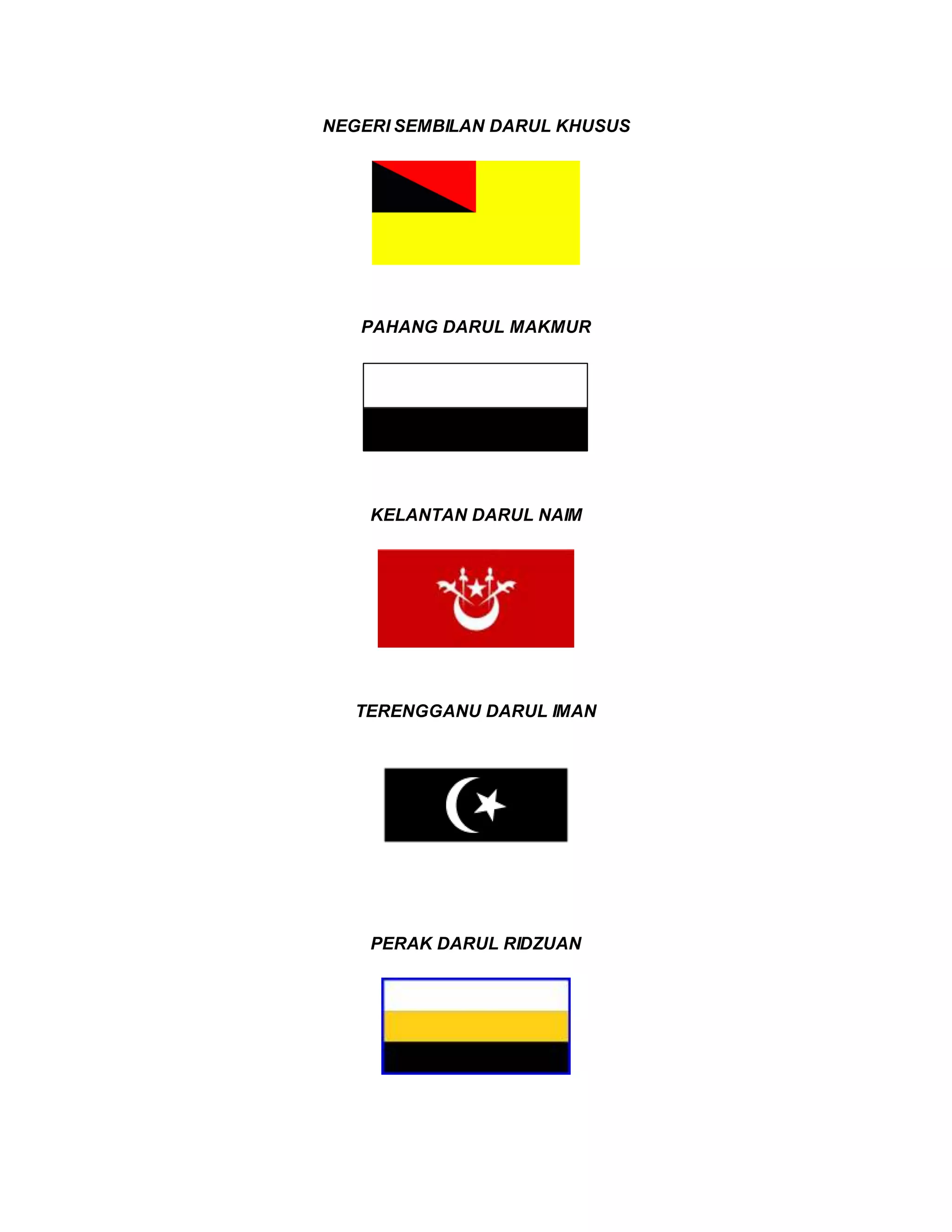 Bendera bendera di malaysia | PDF