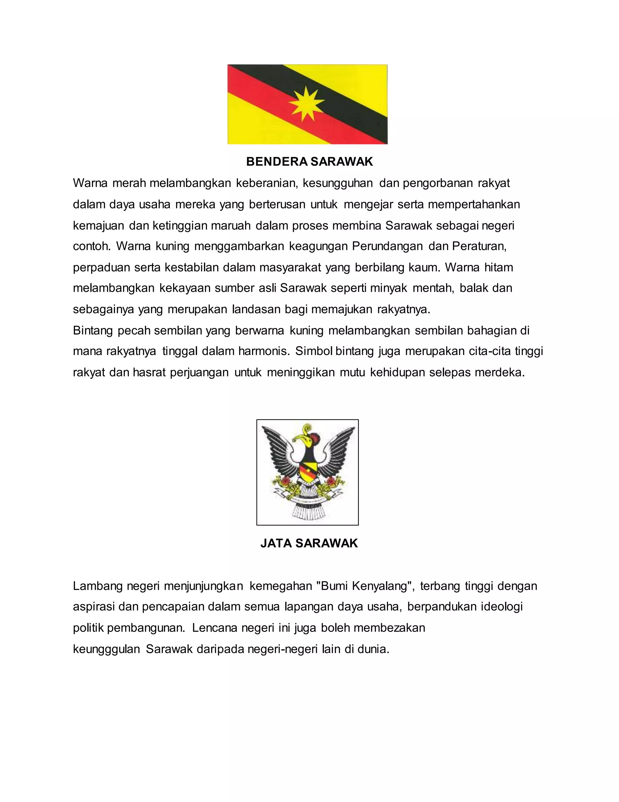 Bendera dan jata negeri | DOCX