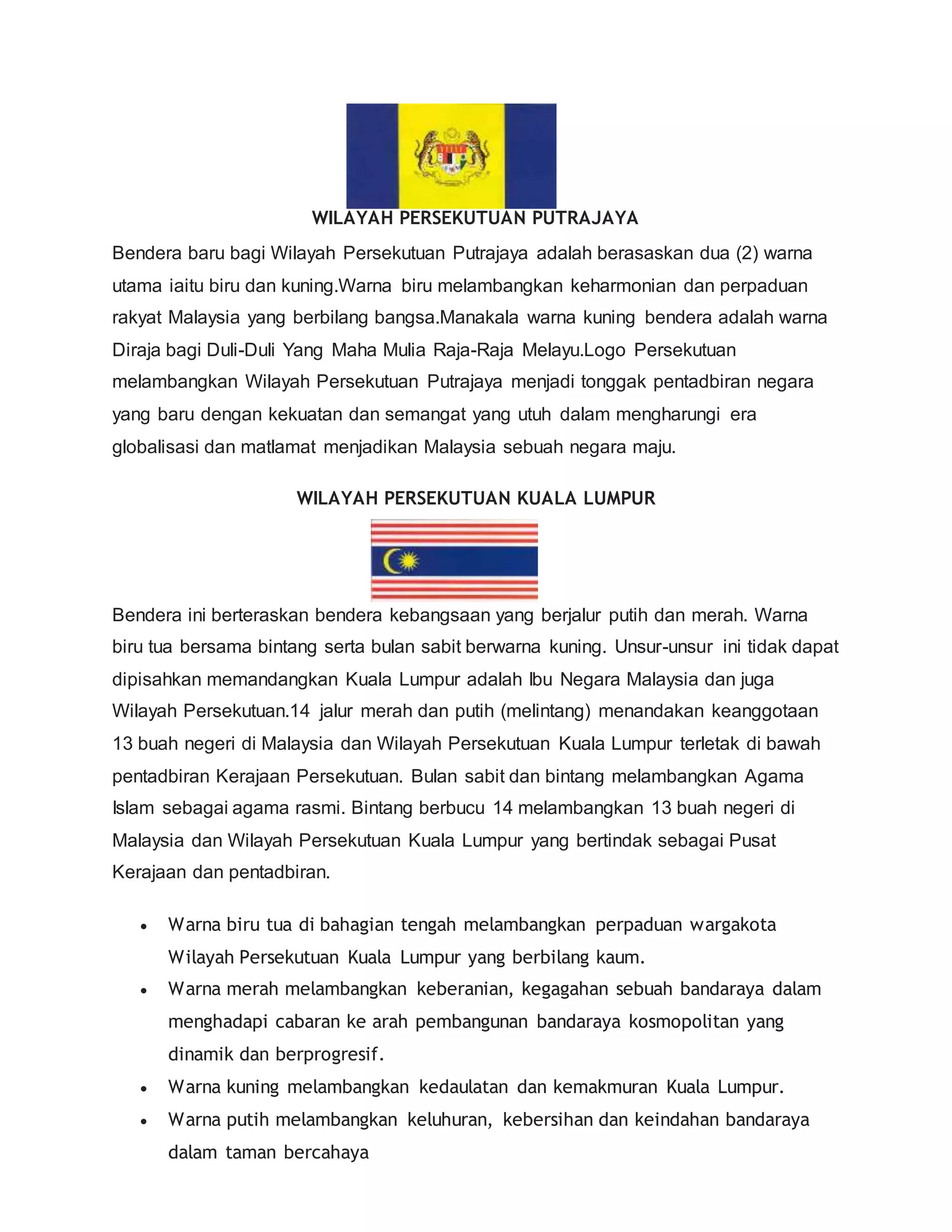 Bendera dan jata negeri | DOCX