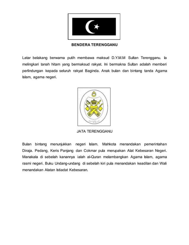 Bendera dan jata negeri | DOCX