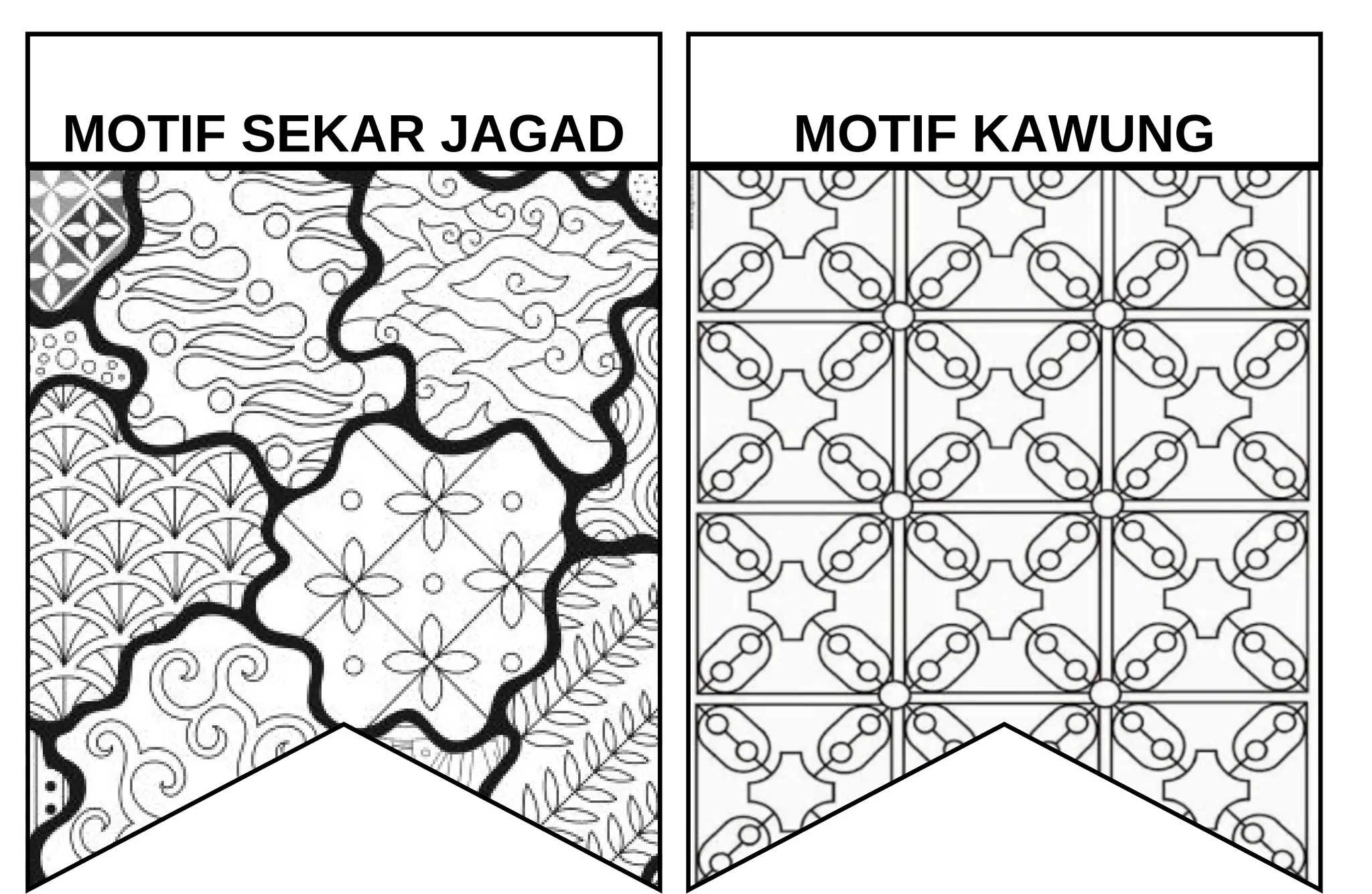 bendera hias motif batik untuk hiasan kelas | PDF