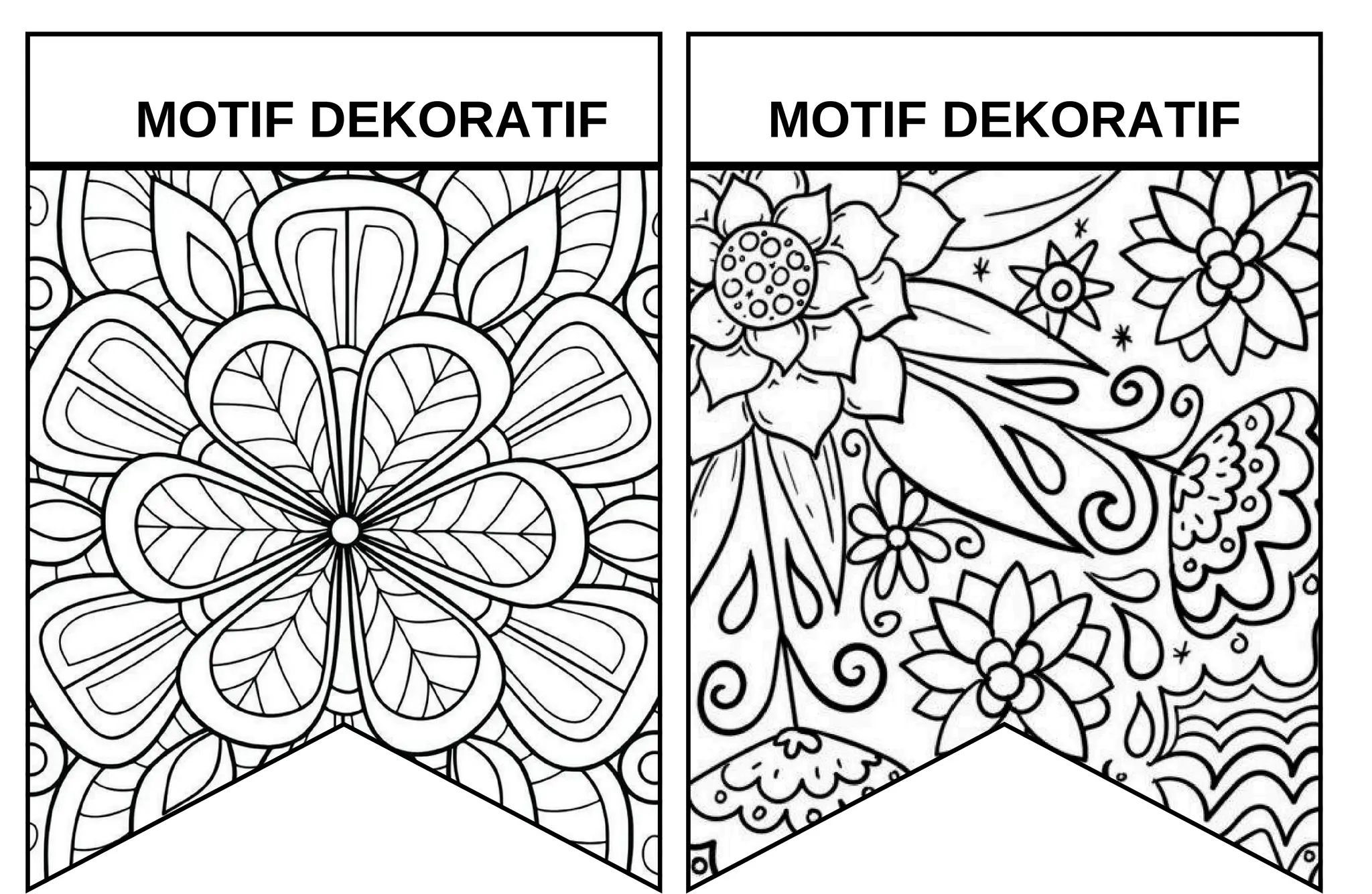 bendera hias motif batik untuk hiasan kelas | PDF