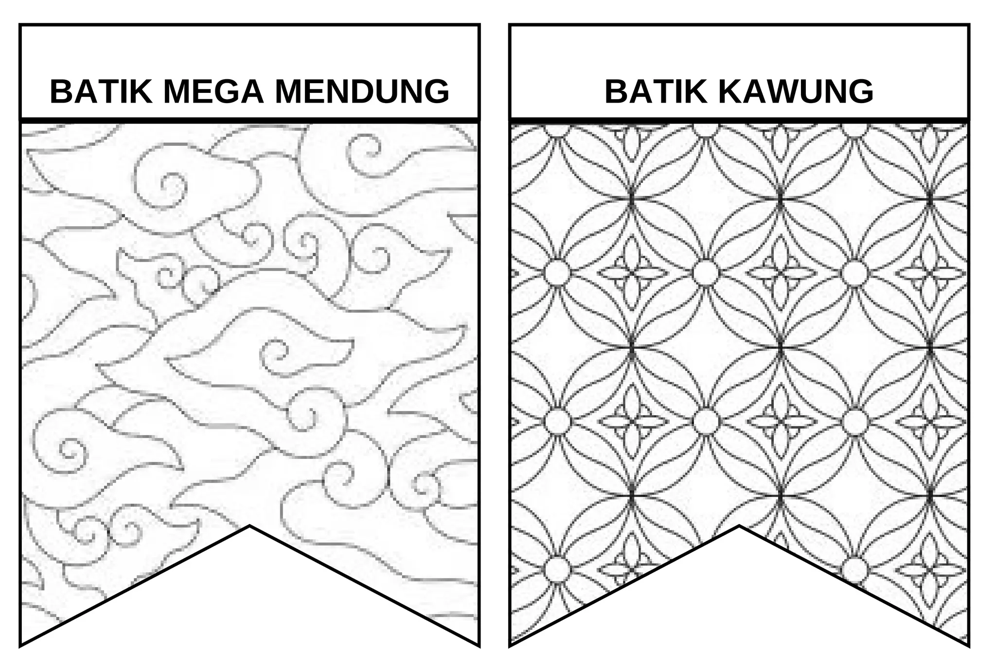 bendera hias motif batik untuk hiasan kelas | PDF