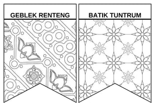 bendera hias motif batik untuk hiasan kelas | PDF