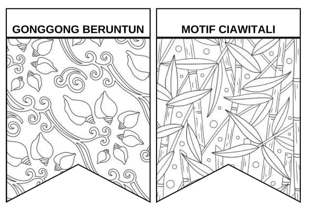bendera hias motif batik untuk hiasan kelas | PDF