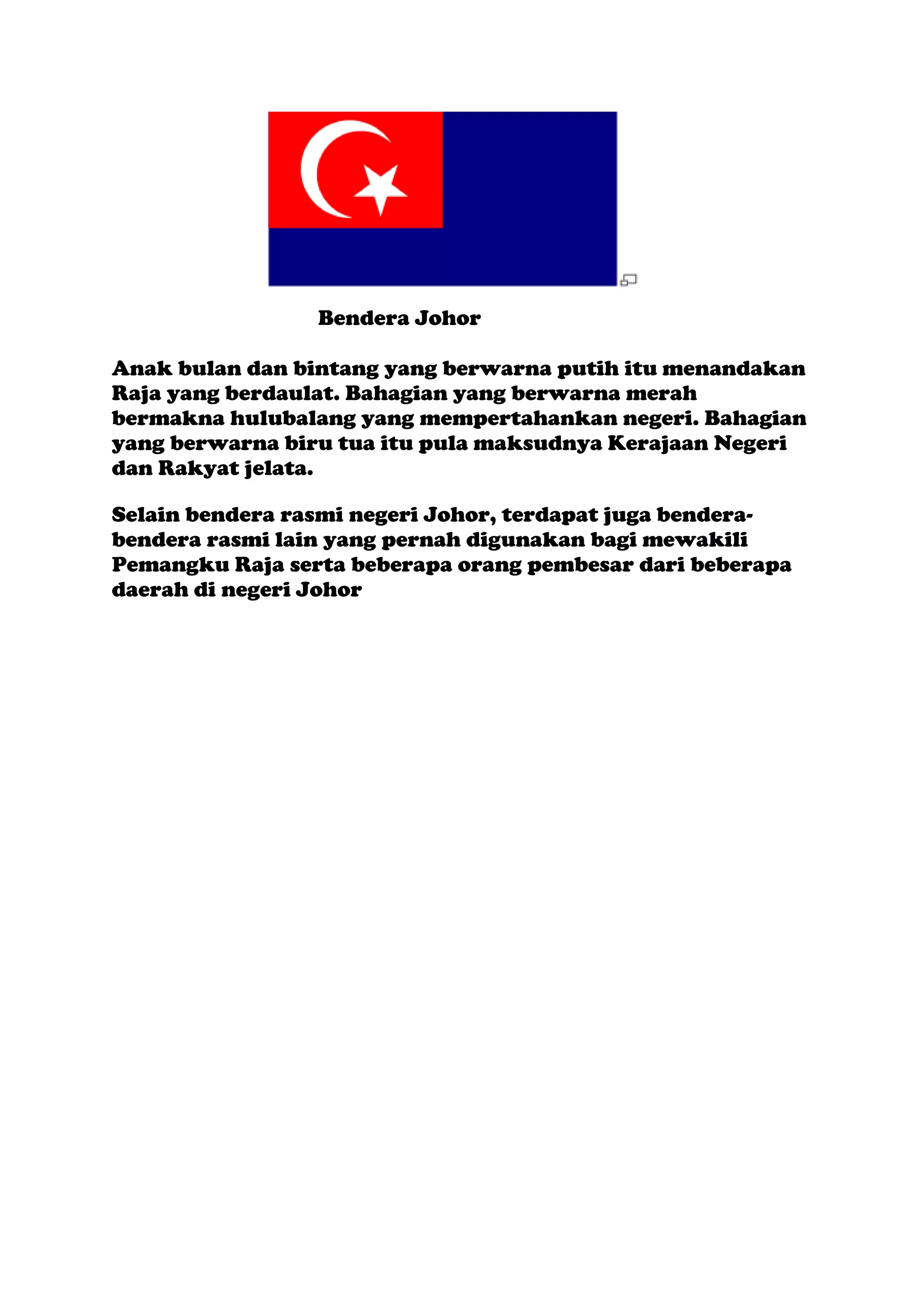 Bendera malaysia mengandungi 14 jalur merah dan putih | DOCX